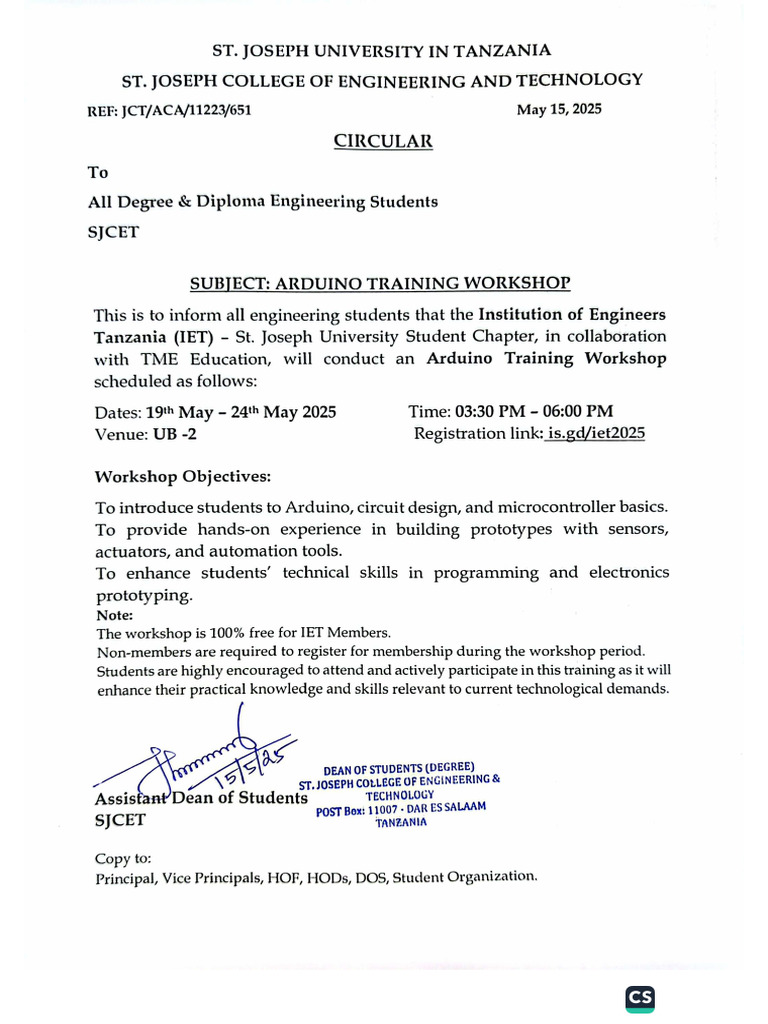CIRCULAR ARDUINO IET | PDF