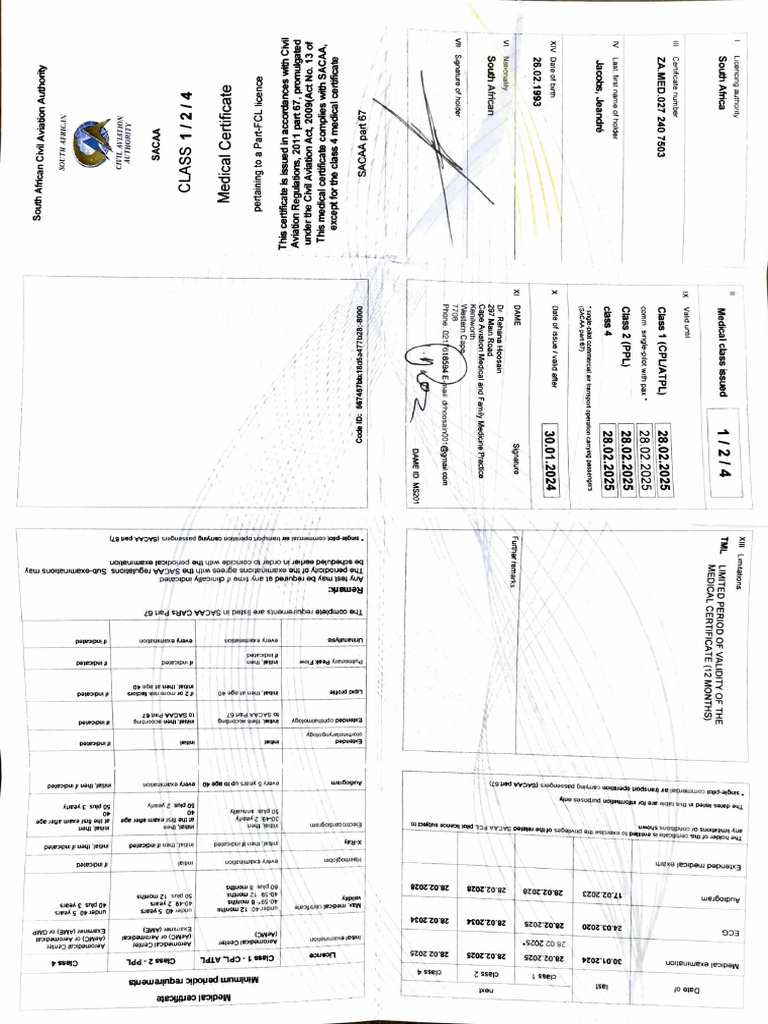 J. Jacobs Medical Exp 28.02.2025 | PDF | Aviation