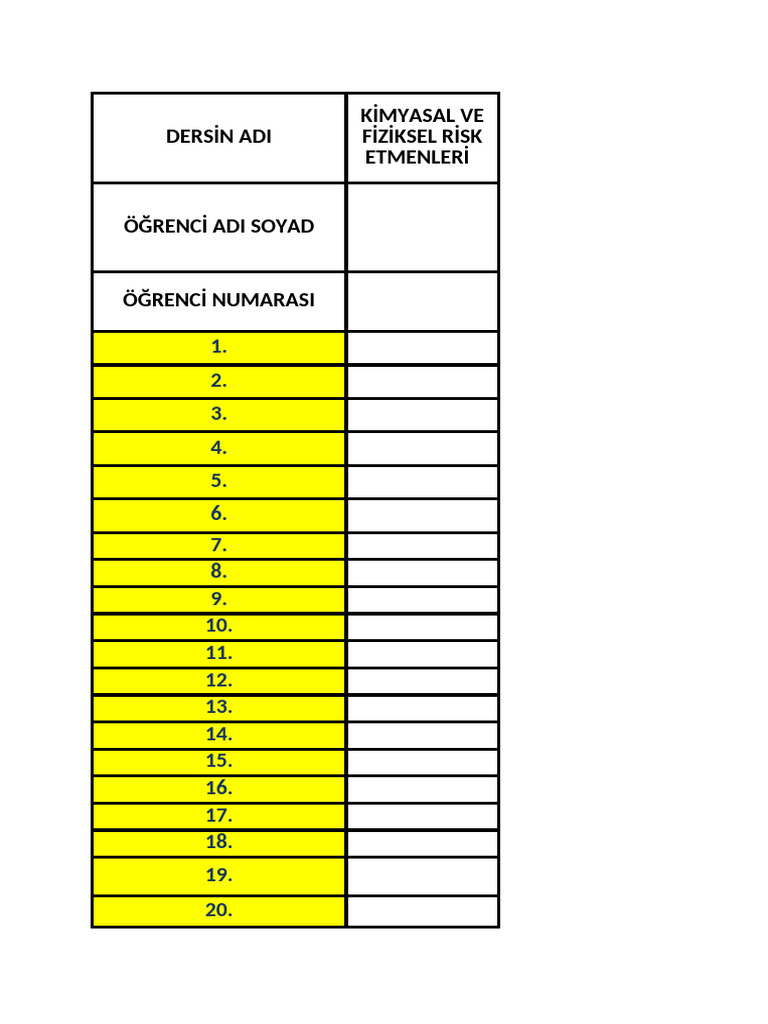 KFRE Cevap Kagidi Formu | PDF