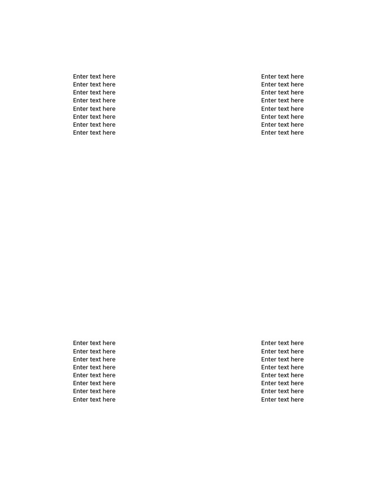 A6 Card Printable Template - Portrait Portrait | PDF