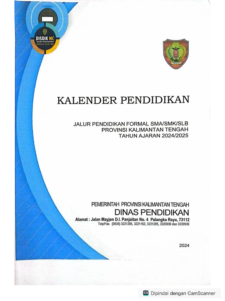 Kalender Pendidikan 2024-2025 | PDF
