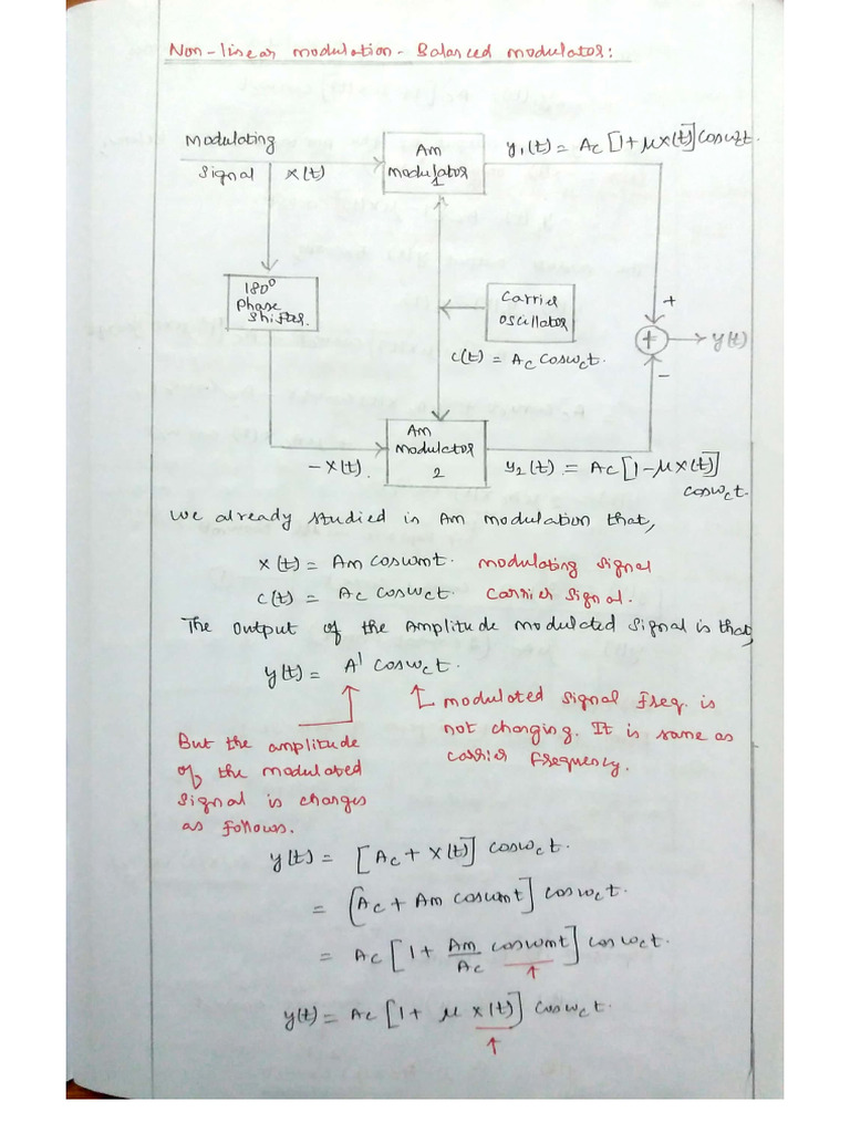 Demodulation of AM, FM, NBFM, PM, Demodulation of FM-1 | PDF