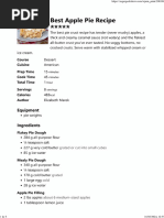 Best Classic Apple Pie Recipe | PDF | Breads | Baking