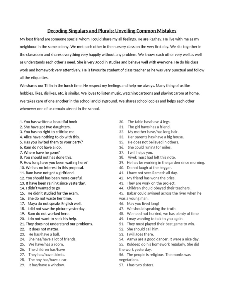 English grammar all sheets | PDF
