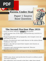 Stalin's Five-Year Plan Overview | PDF | Joseph Stalin | Soviet Union