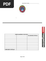 Nansio Geography Exam Paper 2024 | PDF | Wetland | Soil
