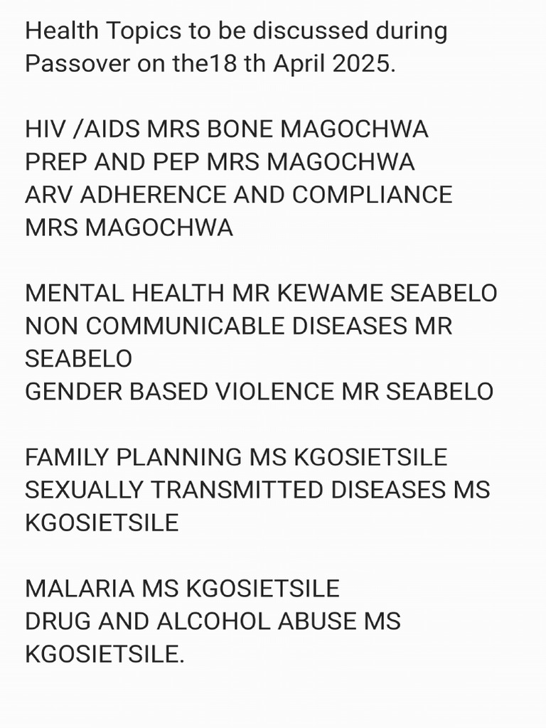 Health Topics | PDF