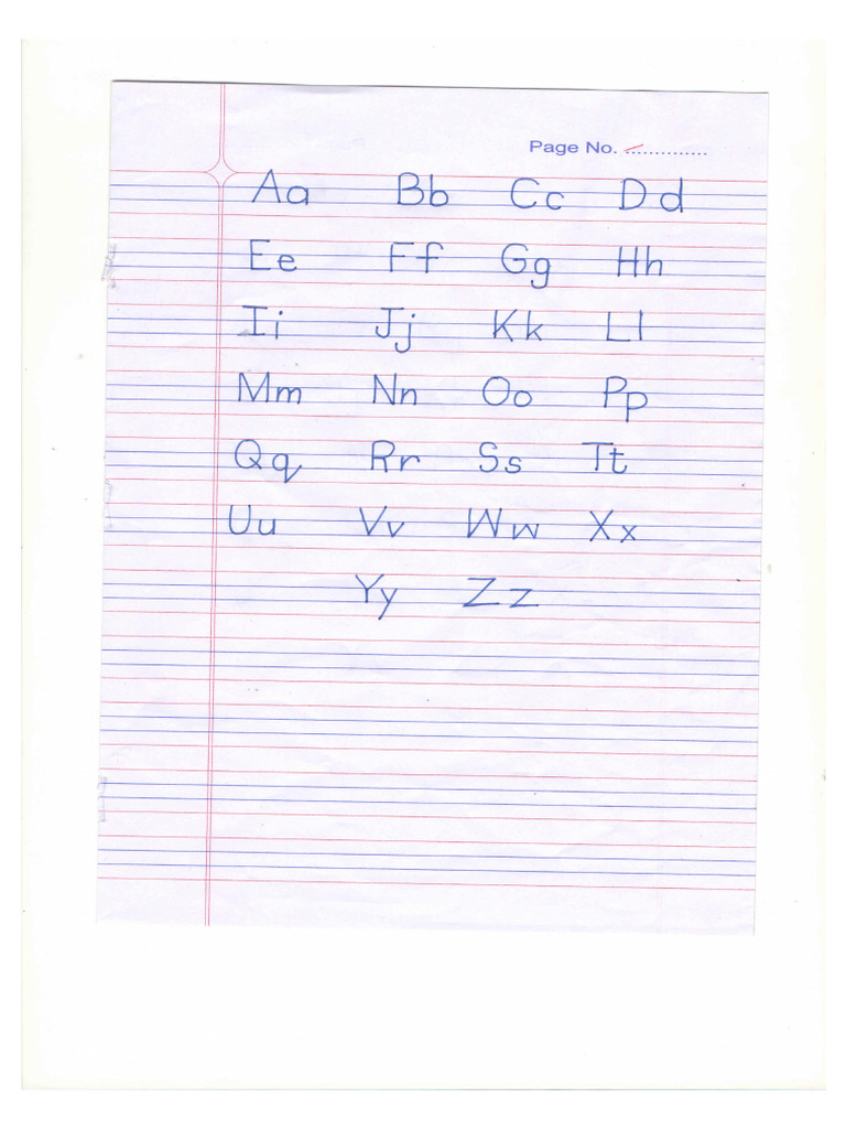 Class I Handwriting | PDF
