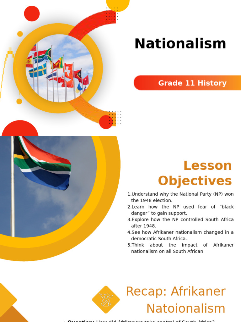 Afrikaner Nationalism 3 (Gr.11 History) | PDF | Africa | Apartheid