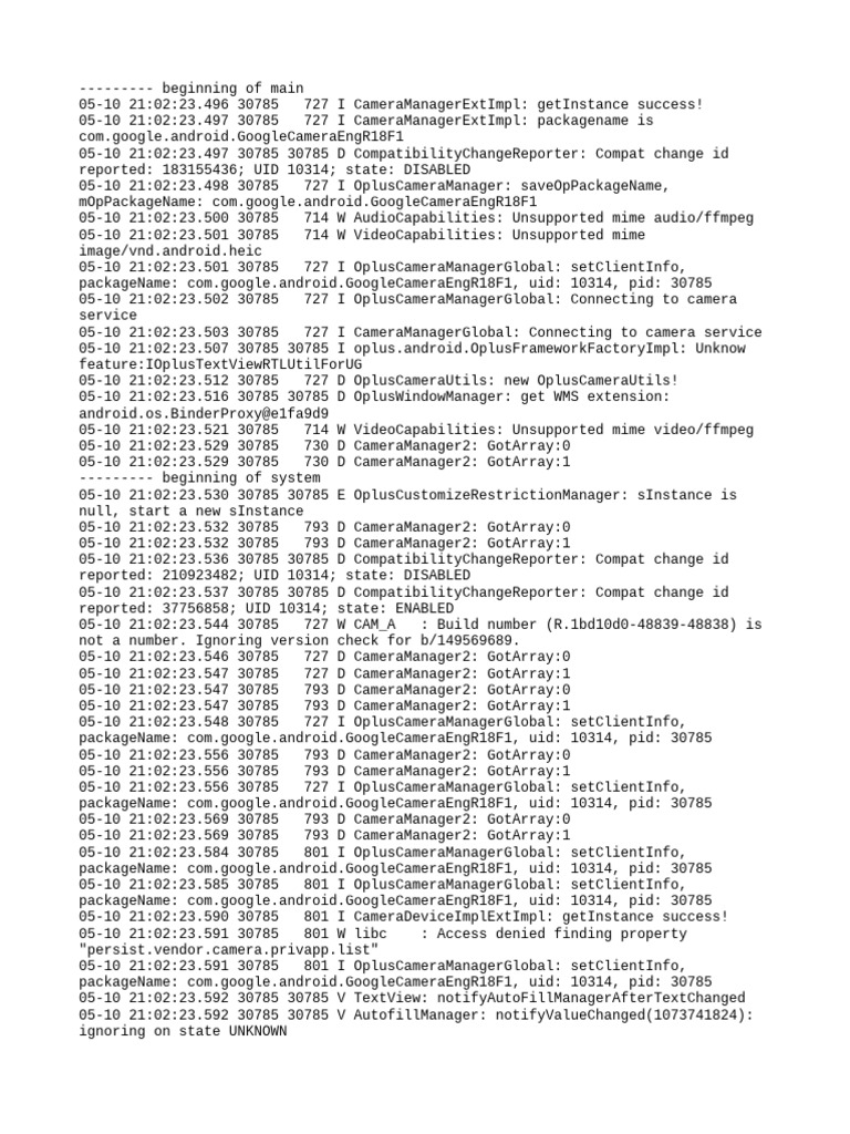 Log Cat 1746885743397 | PDF | Software | Computing