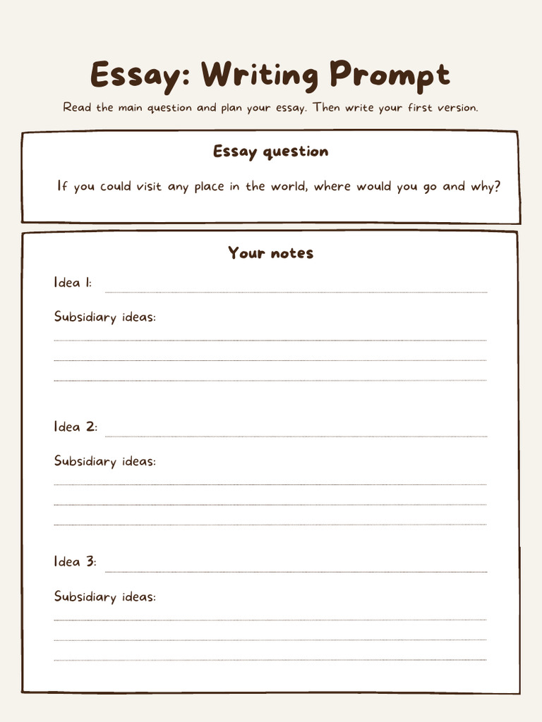 Writing Prompt For 8th Graders | PDF | Japanese Cuisine | Japan