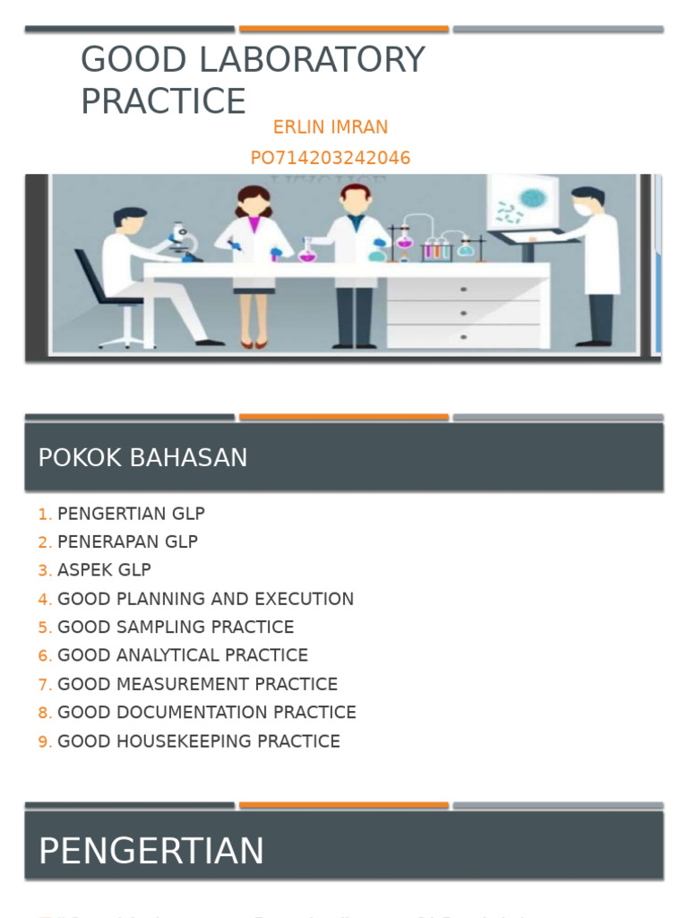 046 - Erlin Imran - PPT Pelaksanaan GLP | PDF