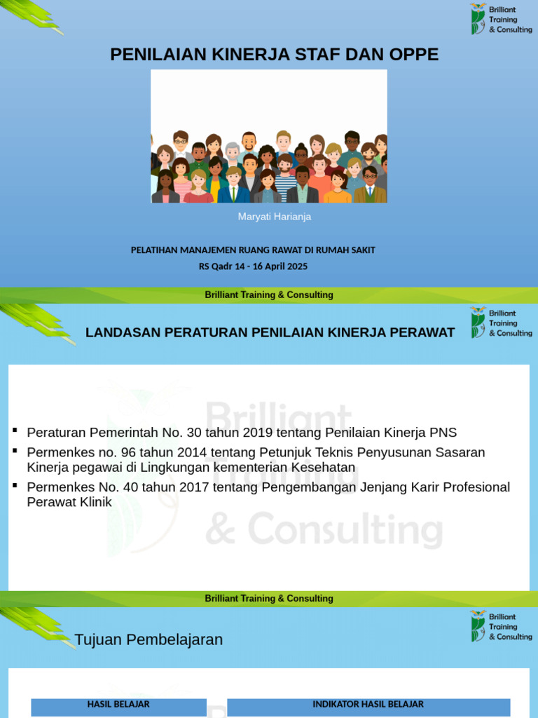 Penilaian Kinerja Staf | PDF