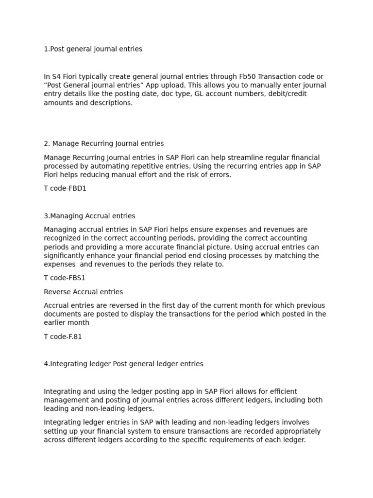 Journal Entries Walkthrough | PDF