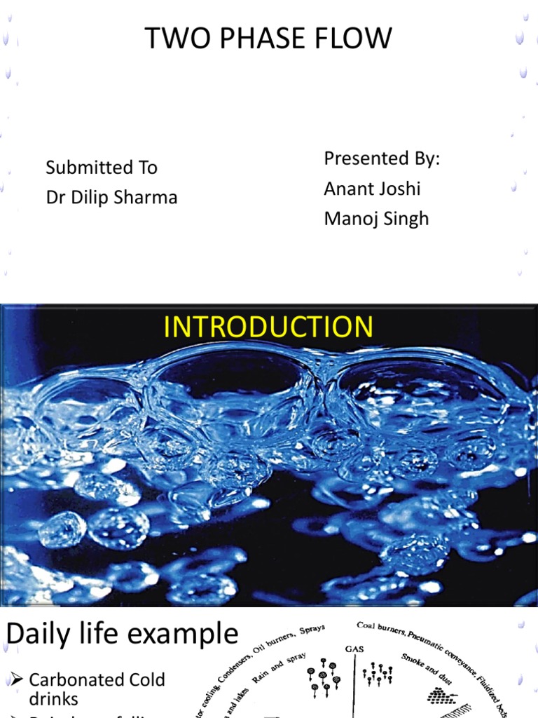 Two Phase Flow Presentation | PDF | Gases | Liquids