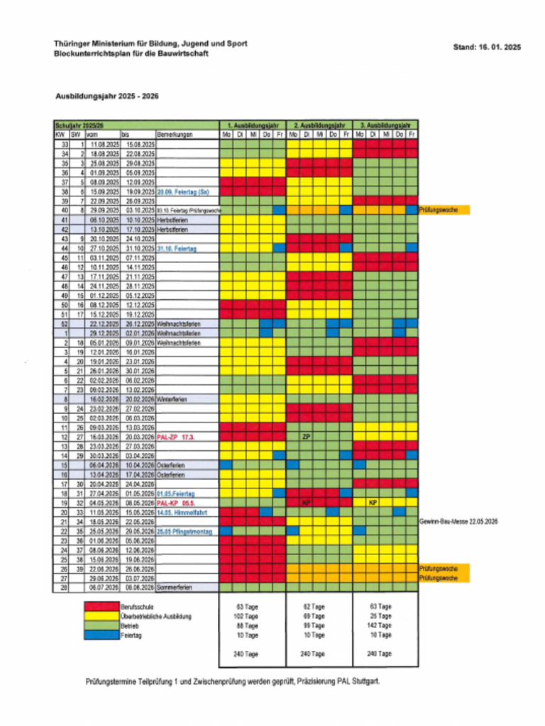 3. Blockplan_2025-2026 | PDF