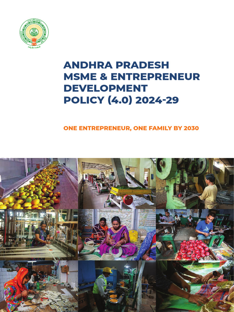 AP MSME EDP (4.0) 2024 29 Brochure | PDF | Small And Medium Sized ...