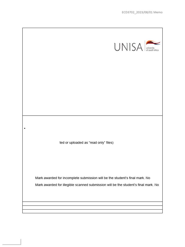 Ecd3702 Assessment 1 S2 2023 | PDF