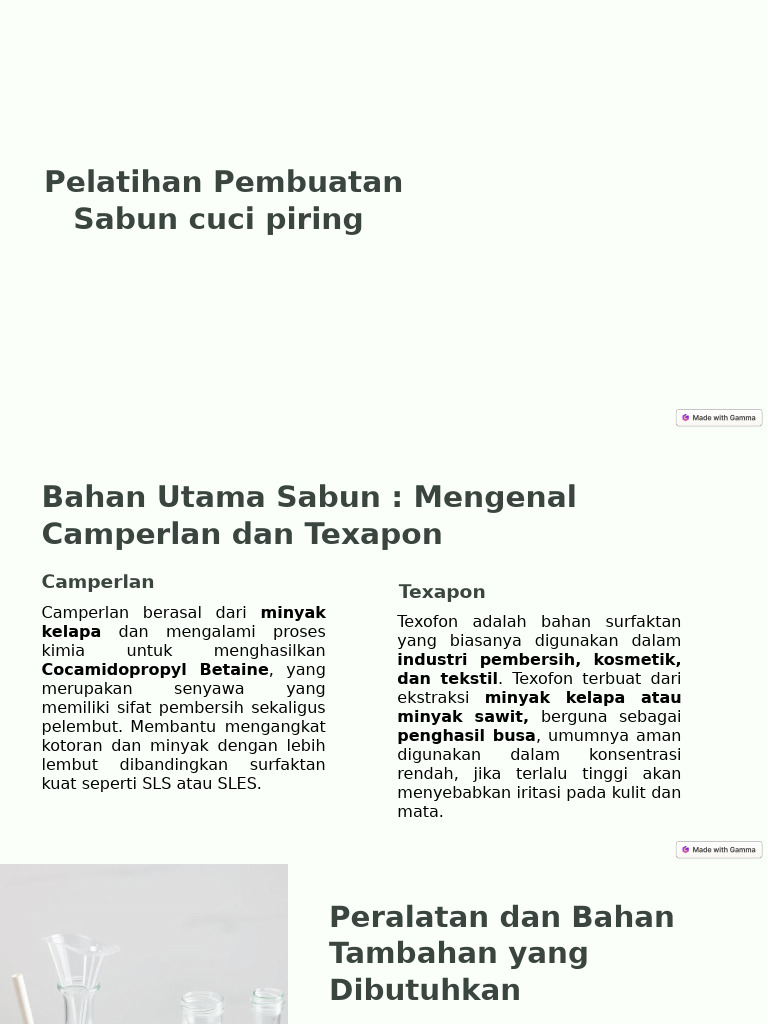 Pembuatan Sabun | PDF