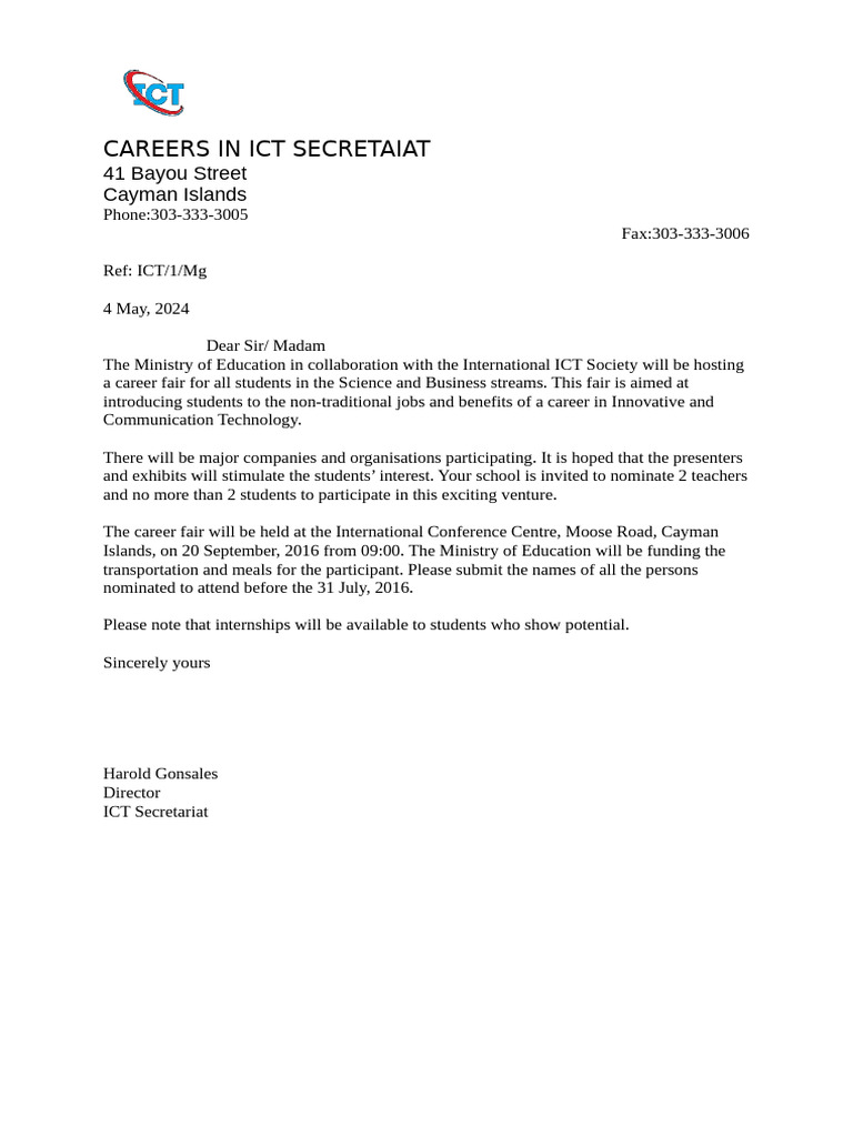Circular Letter | PDF