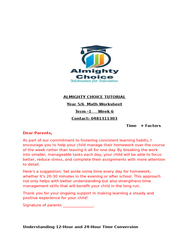 Term 1 - Week 6 Math Yr 5-6 | PDF