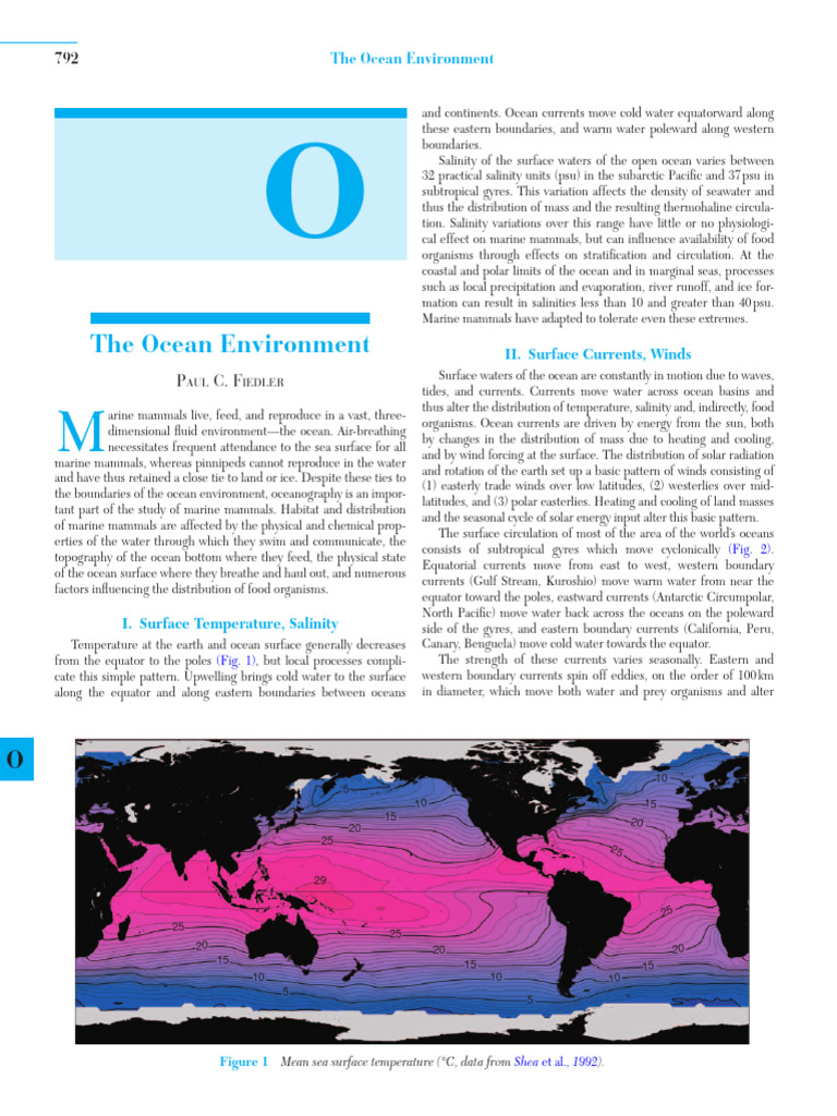 Oceanic Environment Marine Mammal Encyclopedia | PDF | Oceans | Whales