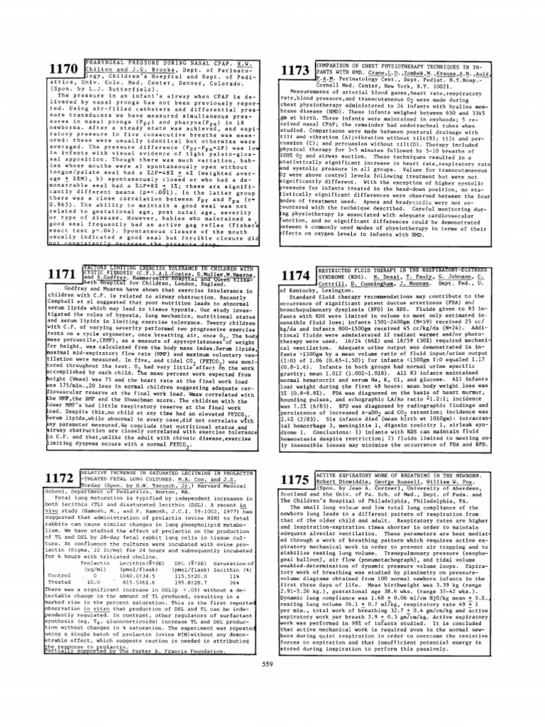 173 Comparison of Chest Physiotherapy Techniques in Infants With HMD ...