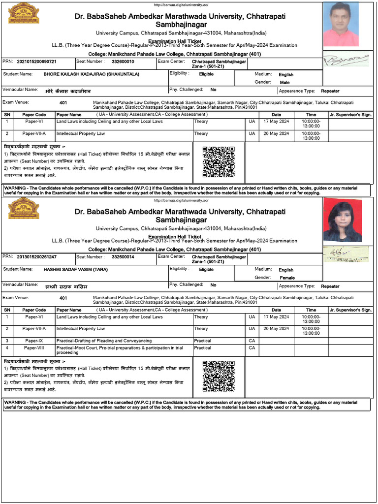 LLB-Third - Year - Sixth - Semester - 1 | PDF