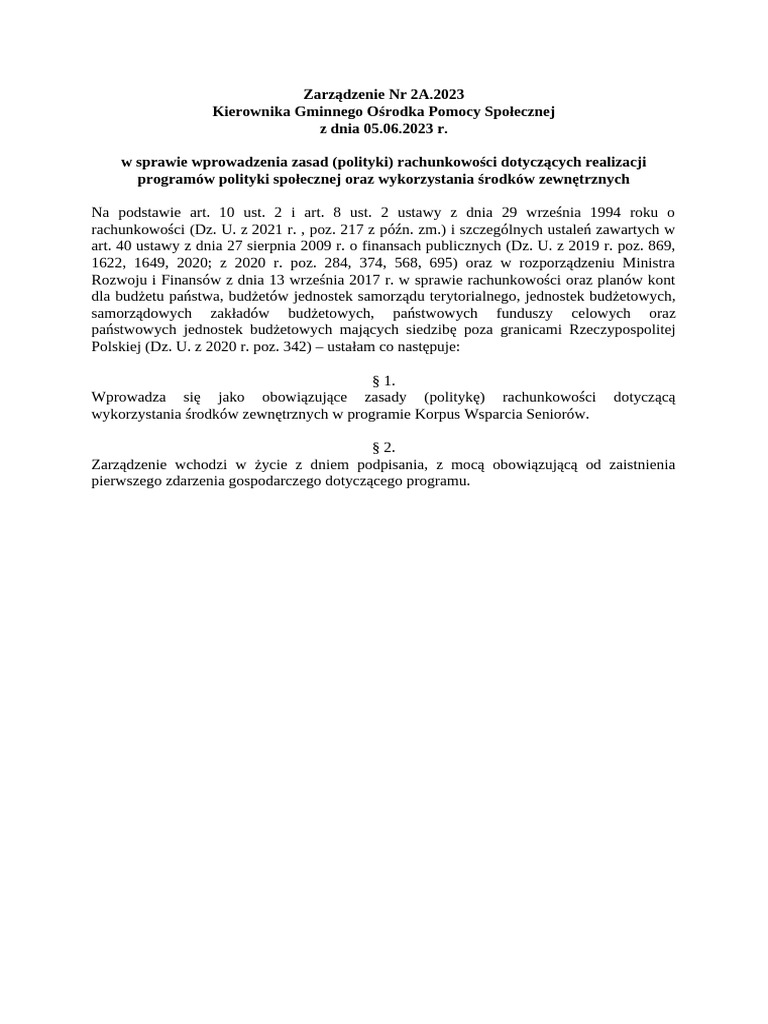 KWS Polityka | PDF
