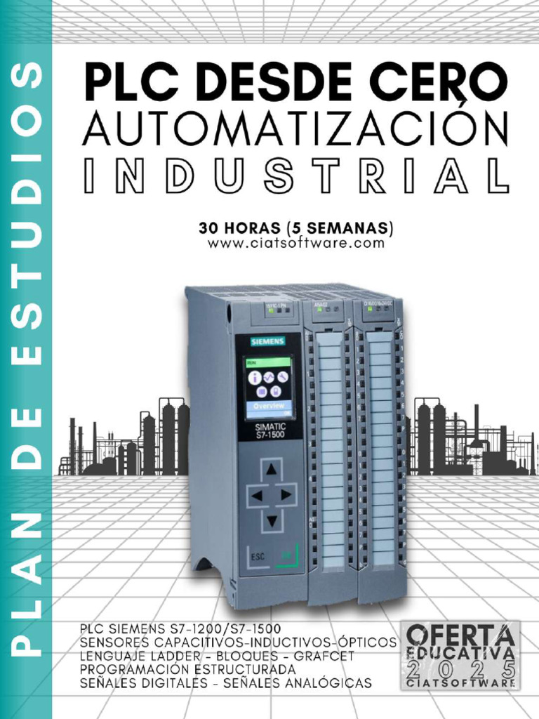 Plan de Estudios PLC Desde Cero 2025-3 | PDF | Controlador lógico ...