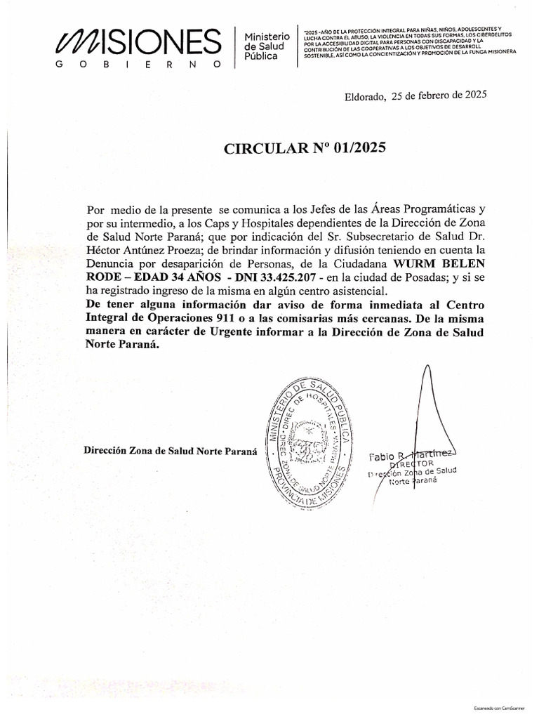 Circular Urgente | PDF