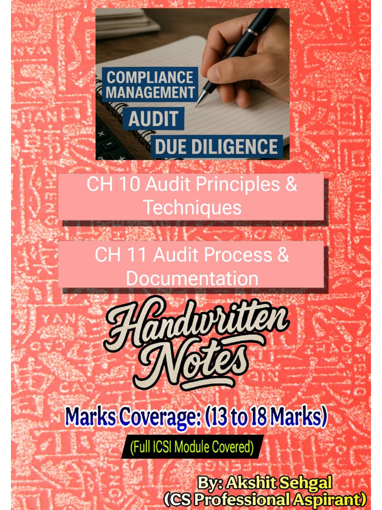 Cmadd Ch 10 11 Handwritten Notes Pdf