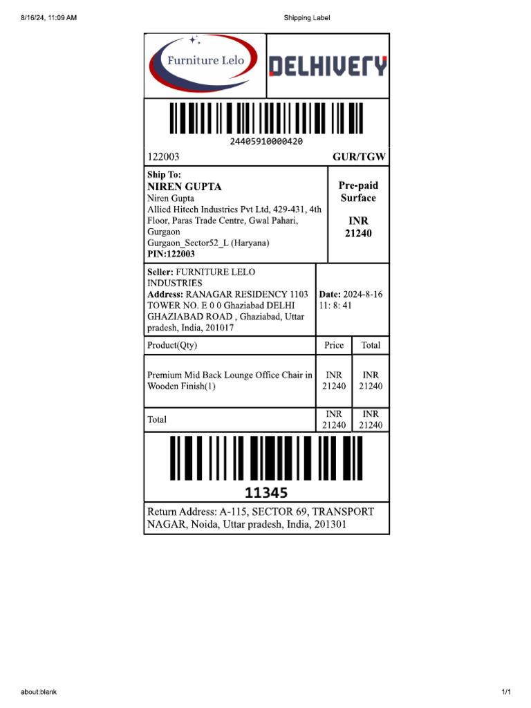 Niren Shipping | PDF