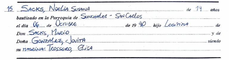 Acta Confirmación L2 F286 | PDF