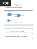 Logic Gates and Circuit Design Exercises | PDF | Boolean Algebra ...