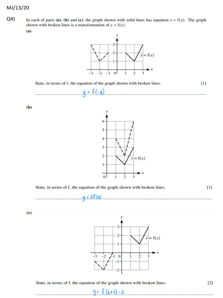 Transformation Past Papers | PDF