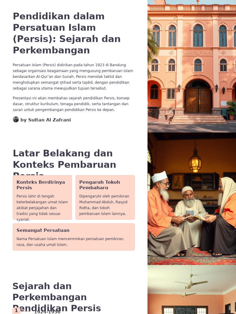 Pendidikan-dalam-Persatuan-Islam-Persis-Sejarah-dan-Perkembangan (1) | PDF