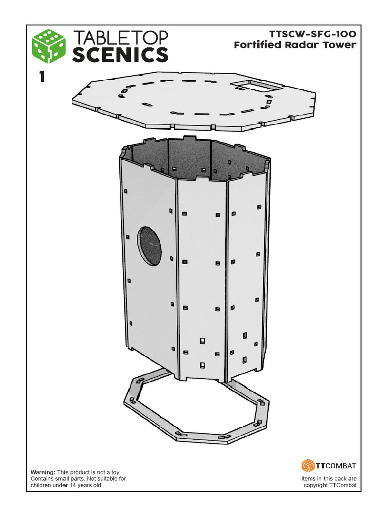 Sfg100 Fortified Radar Tower | PDF | Radar
