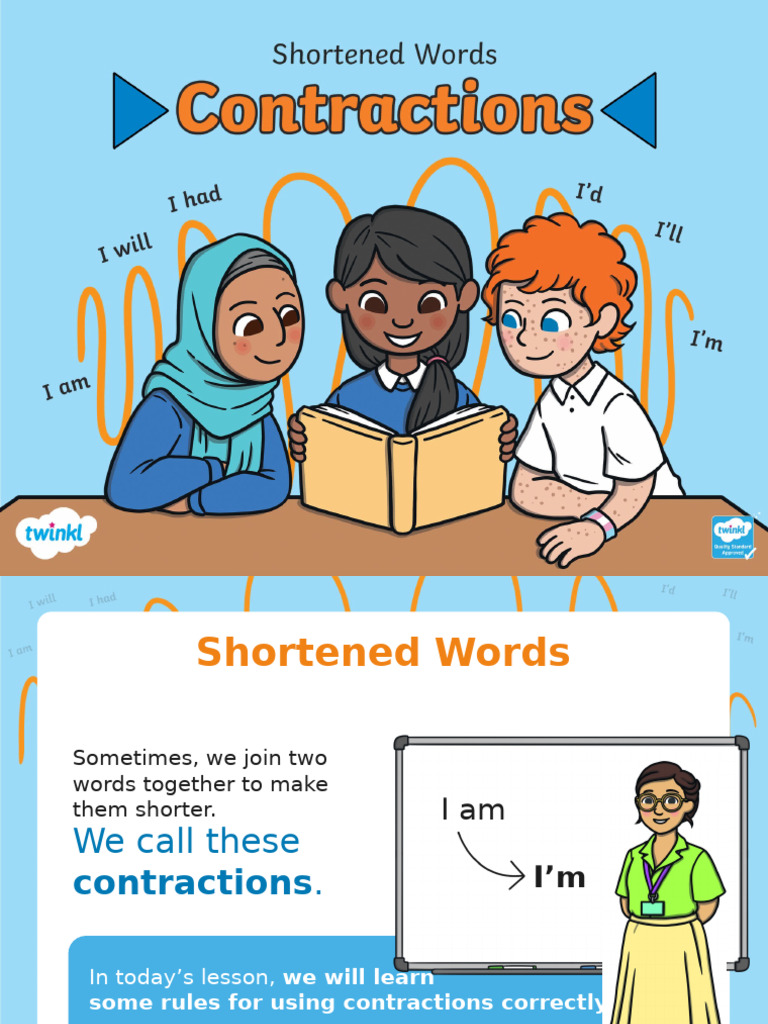 Roi L 316 Shortened Words Powerpoint Ver 15 | PDF | Vocabulary ...