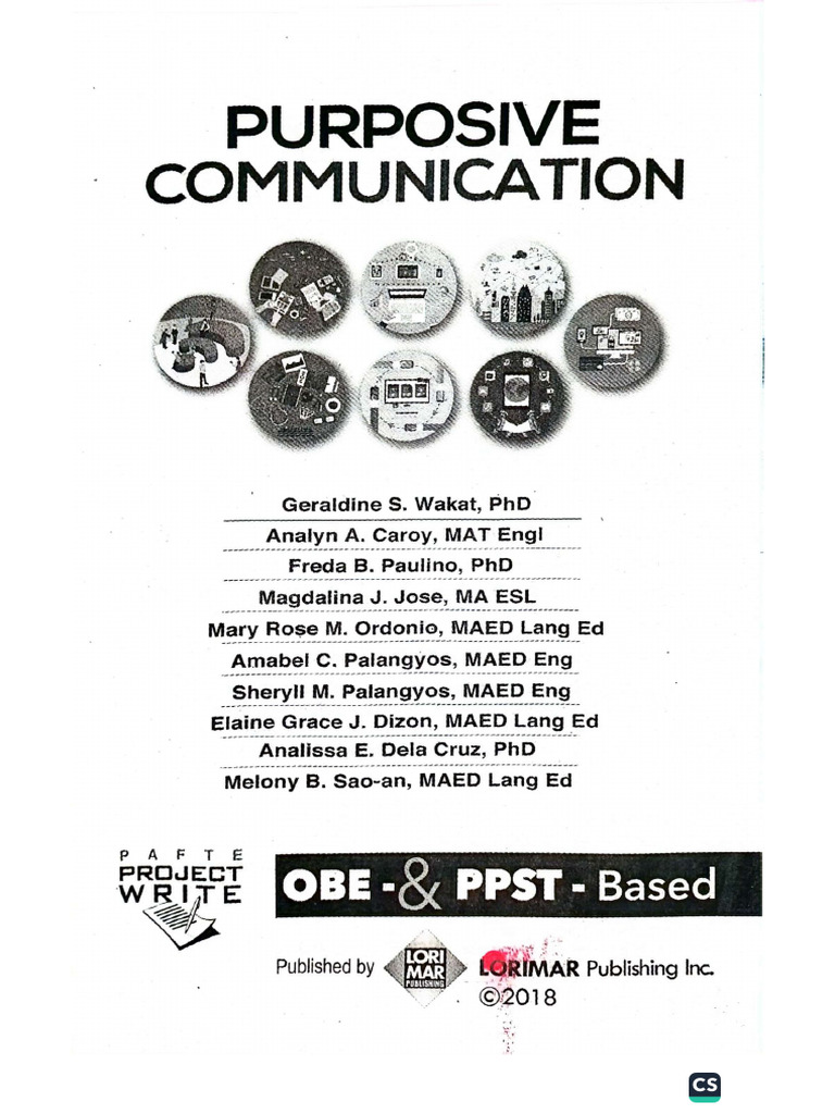 Purposive Communication Chapter 1 | PDF