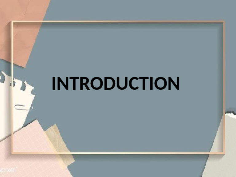INTRODUCTION | PDF
