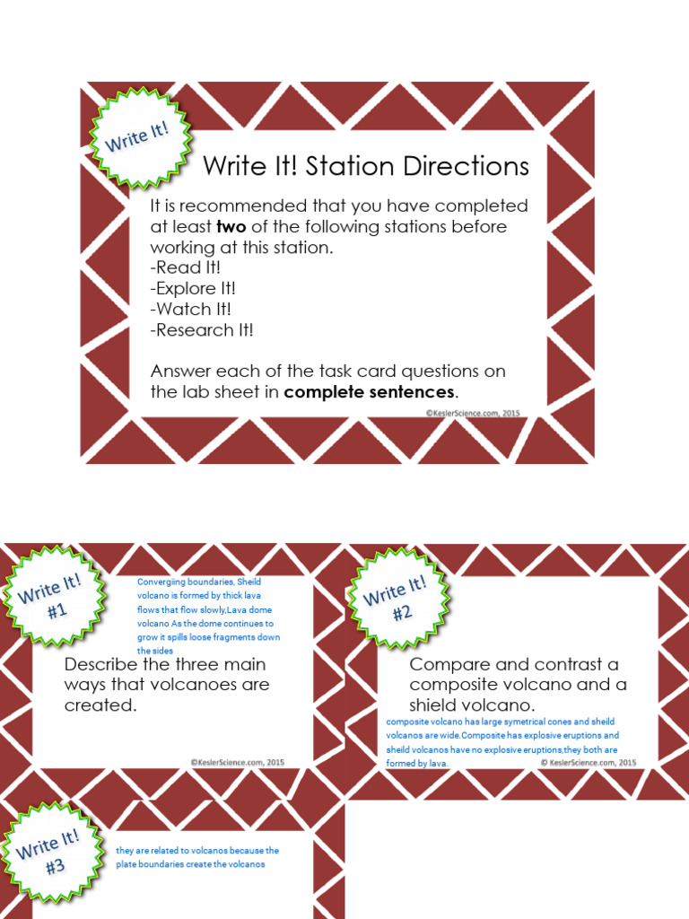 LOGAN MEYER - Student Volcano Stations | PDF | Volcano | Plate Tectonics