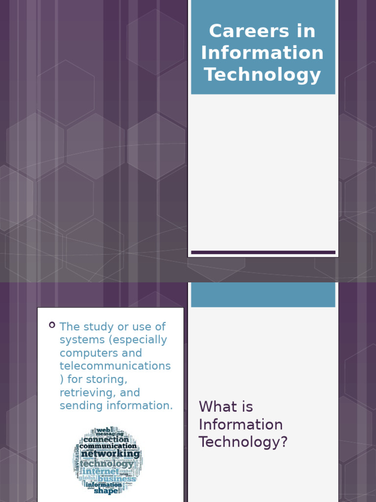 Lecture 9 Ready Careers in Information Technology | PDF | Employment ...