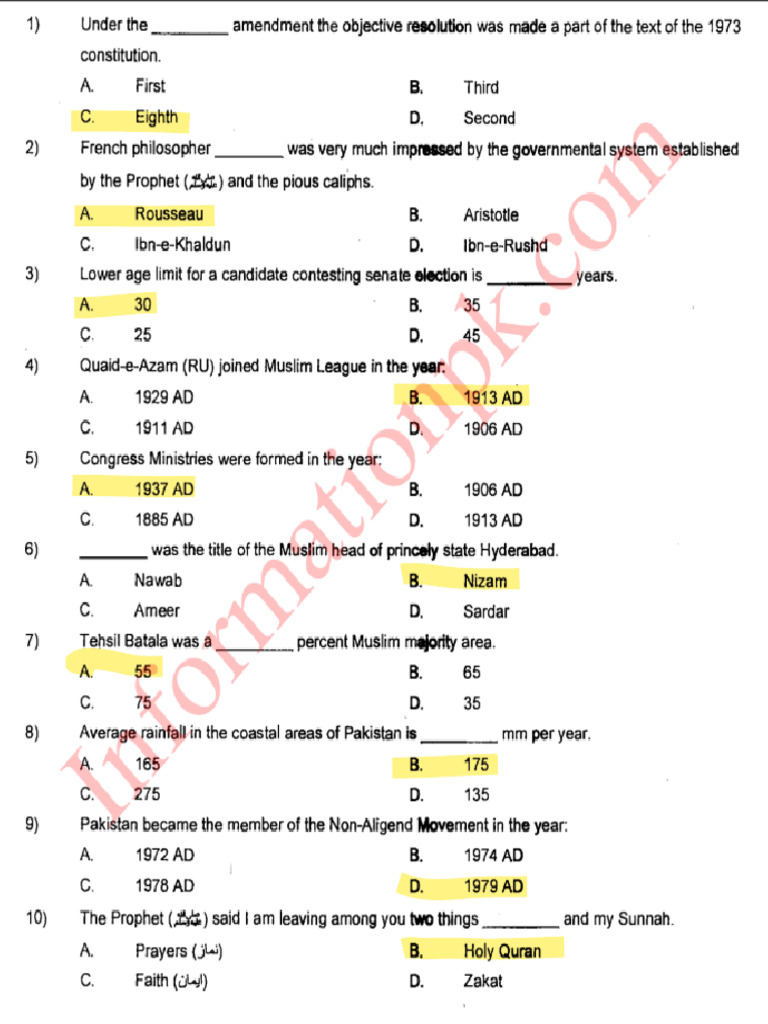 Pakstudies_all_mcqs[1] pak studies | PDF