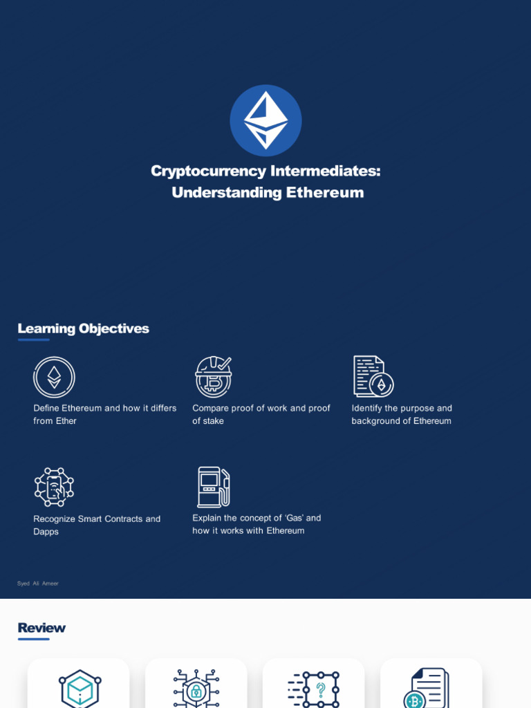 Class 2 - Understanding Ethereum | PDF