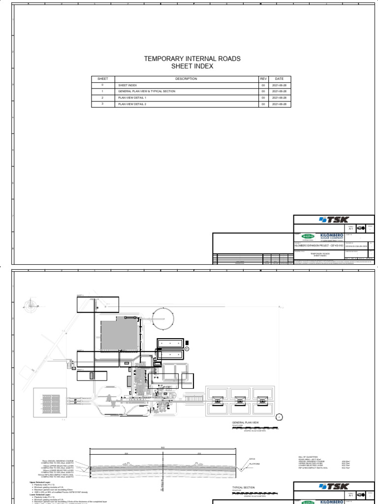 001816-00-Csa-Sk-0005-Temporary Roads | PDF | Technical Drawing