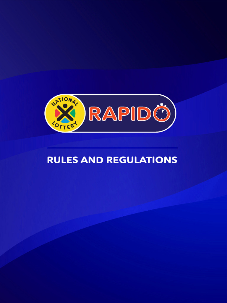 Rapido Rules and Regs 2 | PDF | Receipt | Lottery