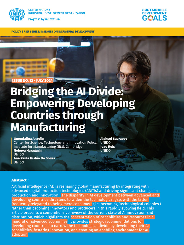 Bridging the AI Divide | PDF | Artificial Intelligence | Intelligence ...