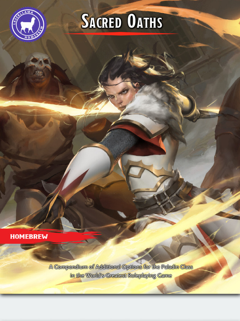 Paladin Sacred Oaths - GM Binder | PDF | Oath | Forge