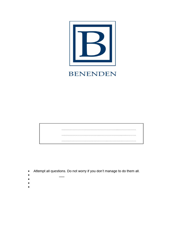 13+ Maths Scholarship Paper Jan 2022 | PDF